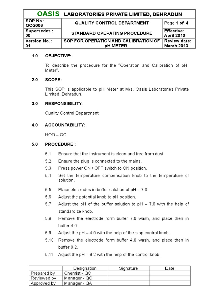06 PH Meter 06 | PDF | Ph | Calibration