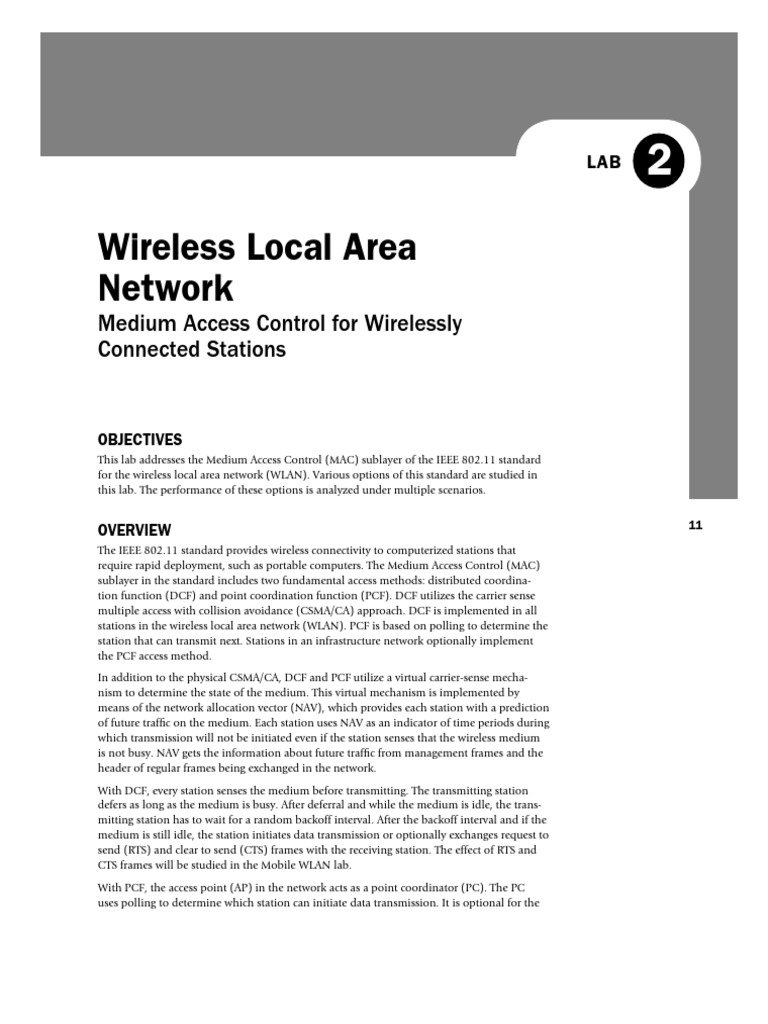 Lab 02 PDF | PDF | Wireless Lan | Computer Network