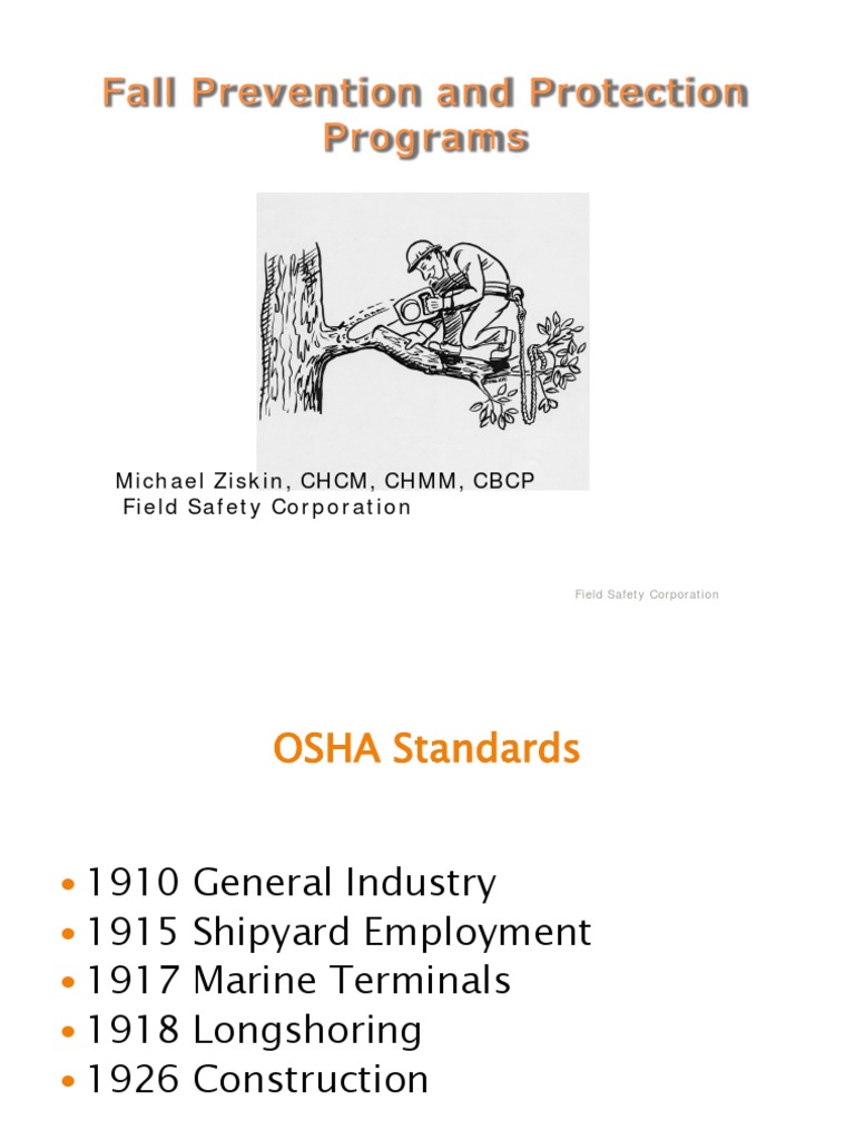 Fall Protection Handout | PDF | Major Trauma | Lighting