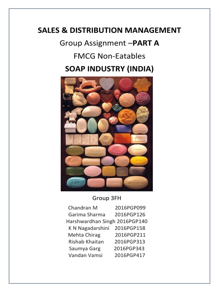 Sales & Distribution Management: Group Assignment - PART A FMCG Non ...