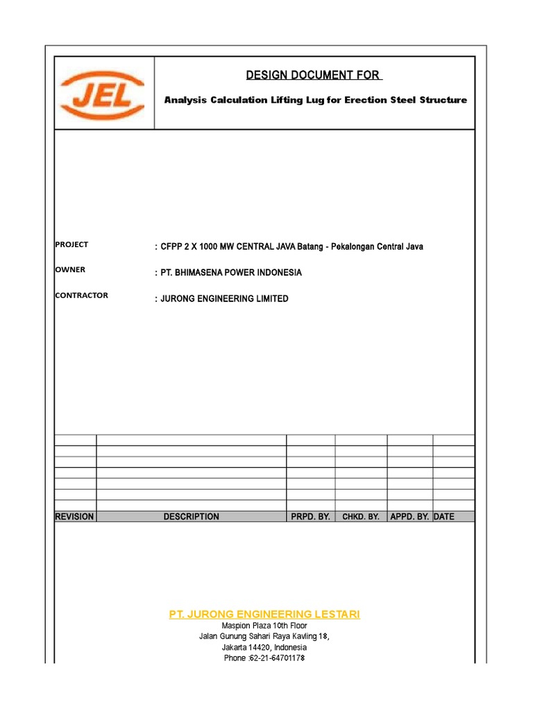 Calculation Report | PDF | Ultimate Tensile Strength | Strength Of ...