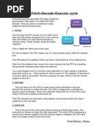 Lesson 3: The FDE Cycle: KS4 - Computer Systems | PDF | Central ...
