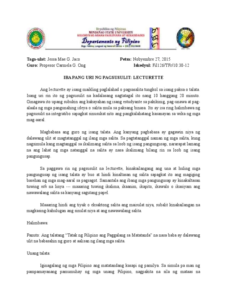 JACO Lecturette - Final | PDF