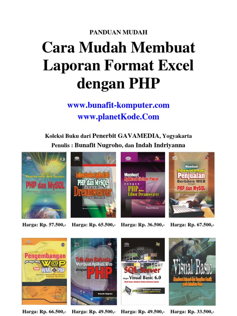 Membuat Laporan Excel dengan PHP | PDF | Komputer