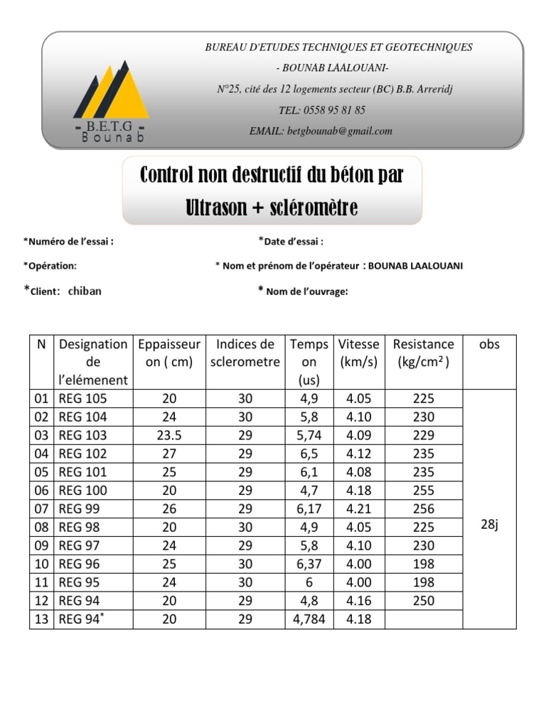 Control Non Destructif Du Beton Par Ultrason | PDF | La nature