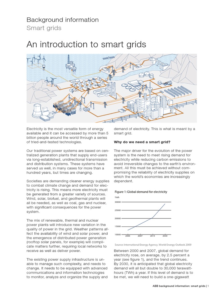 Smart Grids Introduction | PDF | Electrical Grid | Smart Grid