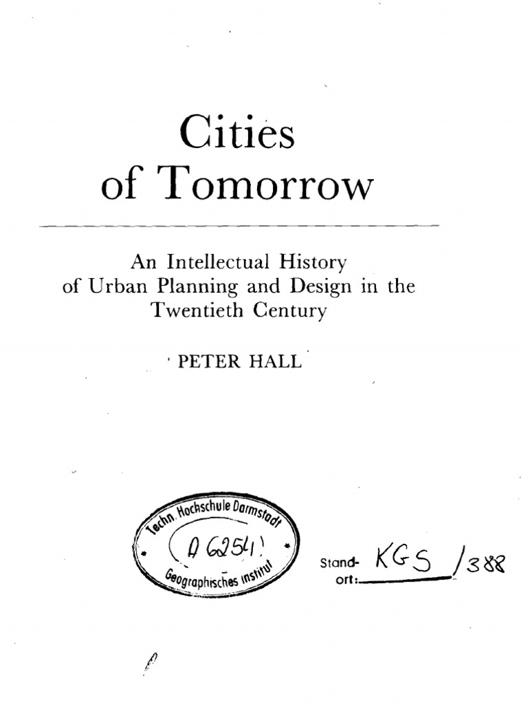 Peter A. Hall Book | PDF | Settlement Geography | Urban Geography