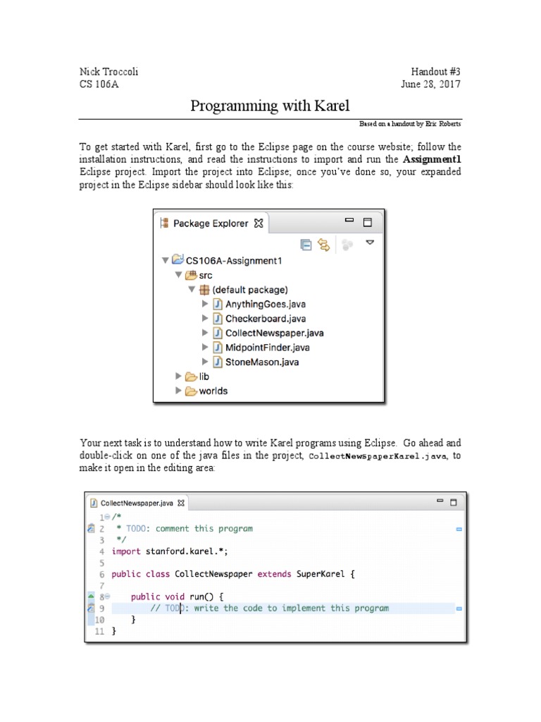 Programming With Karel | PDF | Software Bug | Debugging