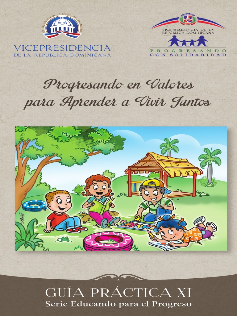 Progresando en Valores para Aprender A Vivir Juntos | PDF | Infancia ...