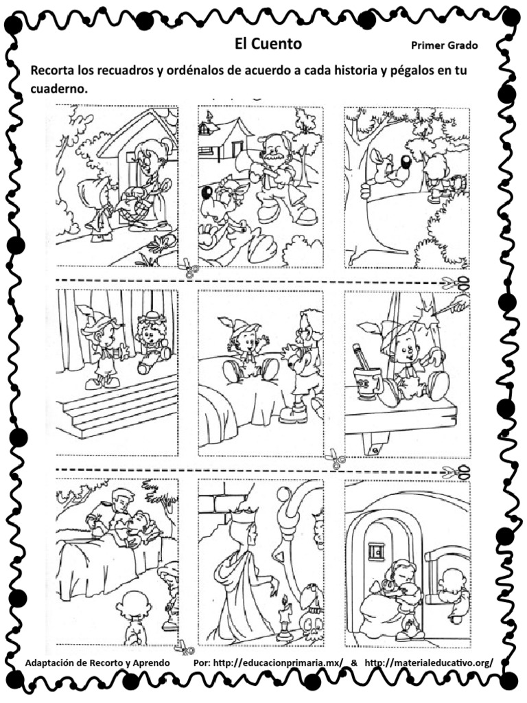 Actividades de Cuento para Primer Grado | PDF | Ficción general