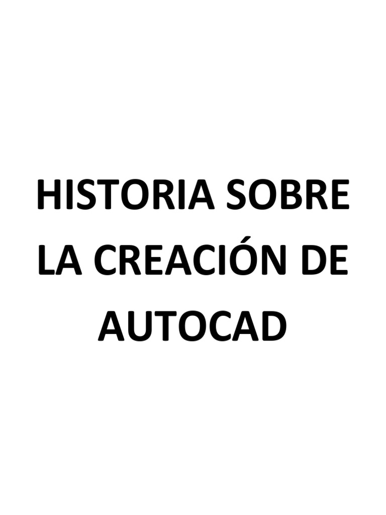 Evolución de AutoCAD: 1980-1995 | PDF | Autodesk | Microsoft Windows