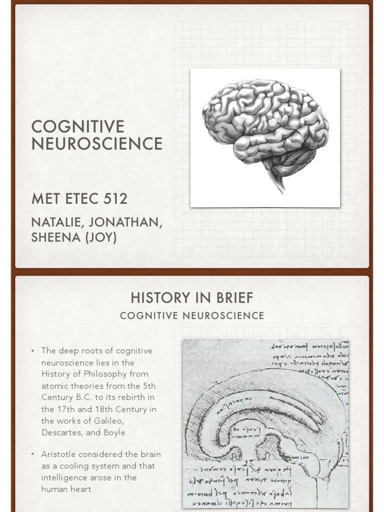 cognitive neuroscience history presentation | Cognitive Neuroscience | Nervous System
