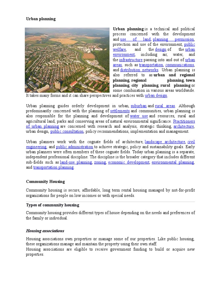 Housing | PDF | Urban Planning | Urban