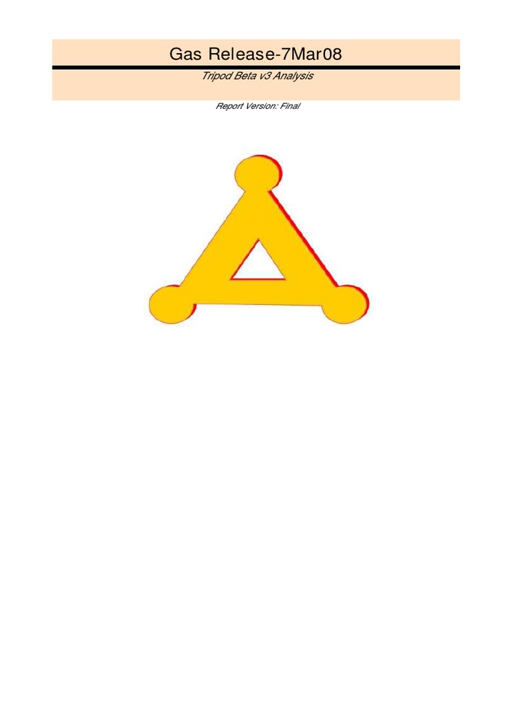 Gas Release Tripod Beta Analysis Final-2 | PDF | Pipeline Transport ...