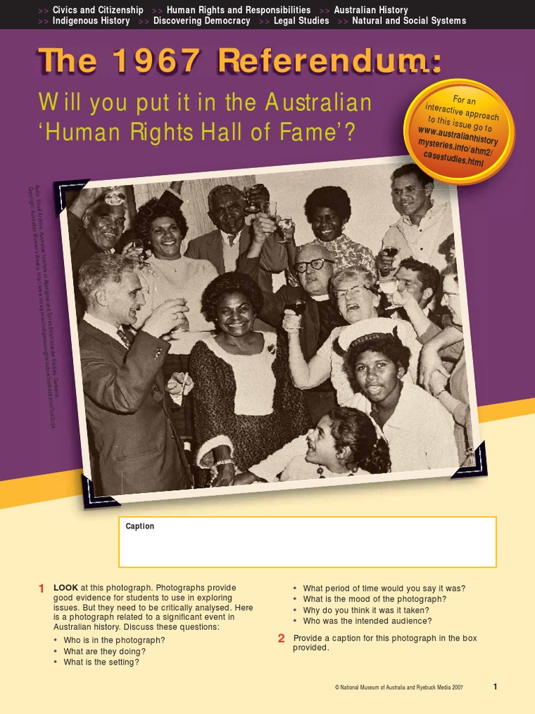 1967 Referendum Colour | PDF | Indigenous Australians | Government Of ...