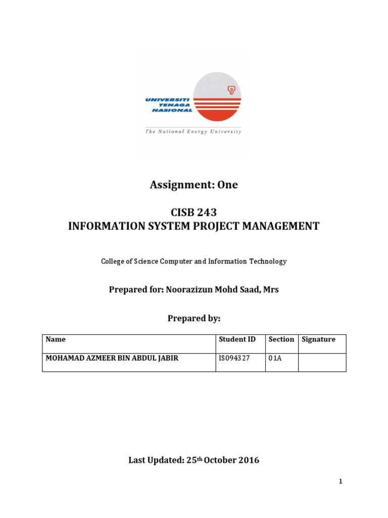 ISPM Assignment 1 | Download Free PDF | Leadership | Cognition