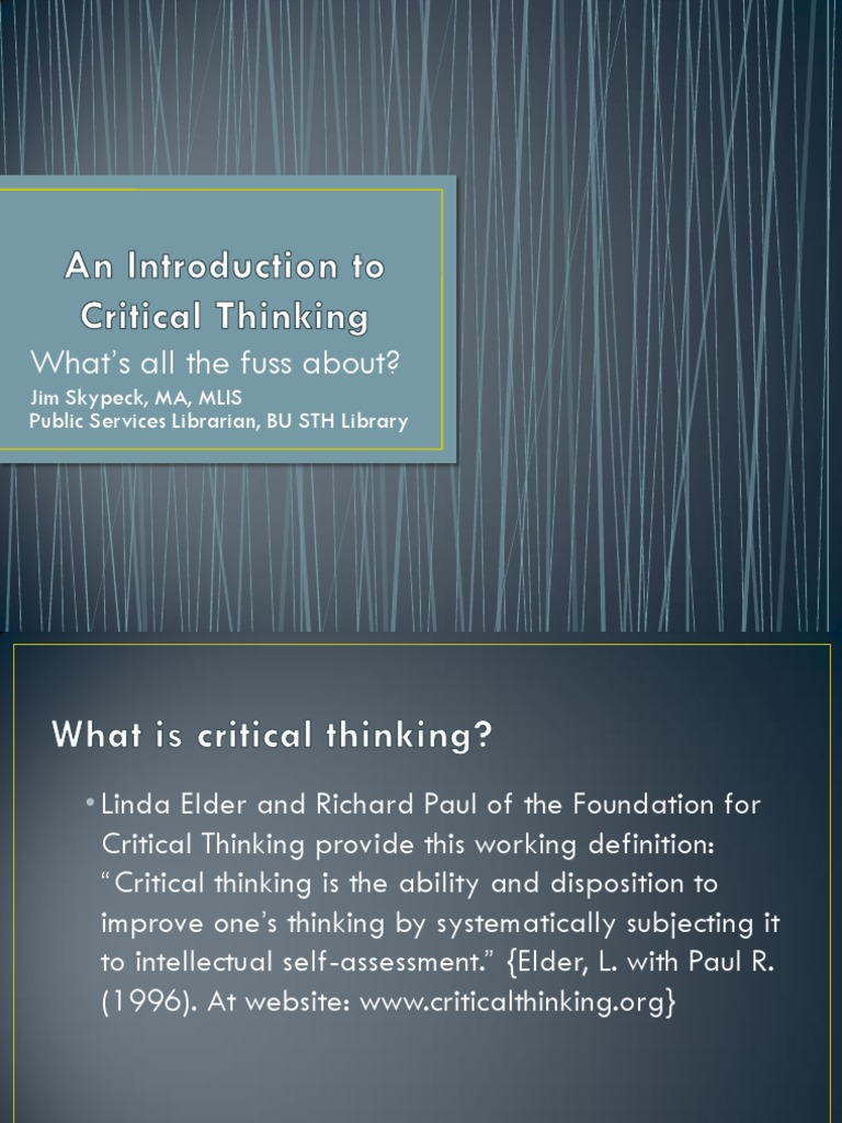 Critical Thinking Workshop 21 | PDF | Argument | Critical Thinking