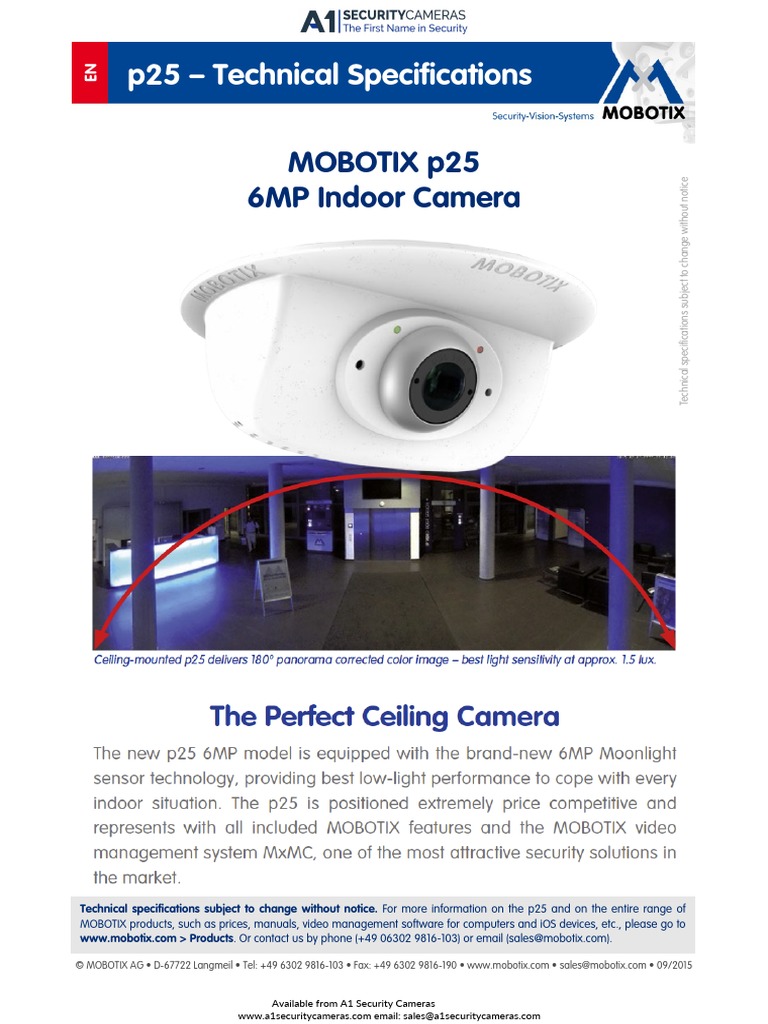 Mobotix p25 Datasheet A1 | PDF | File Transfer Protocol | Electrical ...