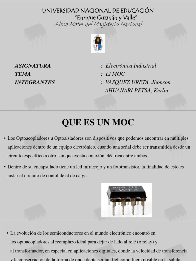 MOC | PDF | Electricidad | Bienes manufacturados