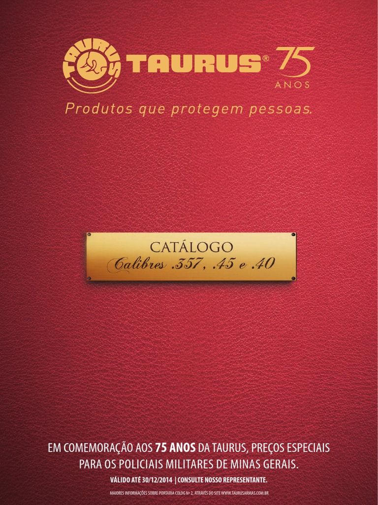 Catalago Taurus 2014 | PDF | Calibre | Tecnologia militar