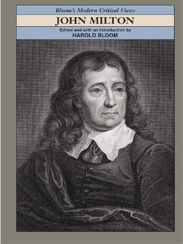 (Harold Bloom) John Milton | PDF | Paradise Lost | John Milton