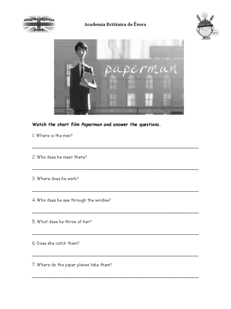 Paperman Handout | PDF