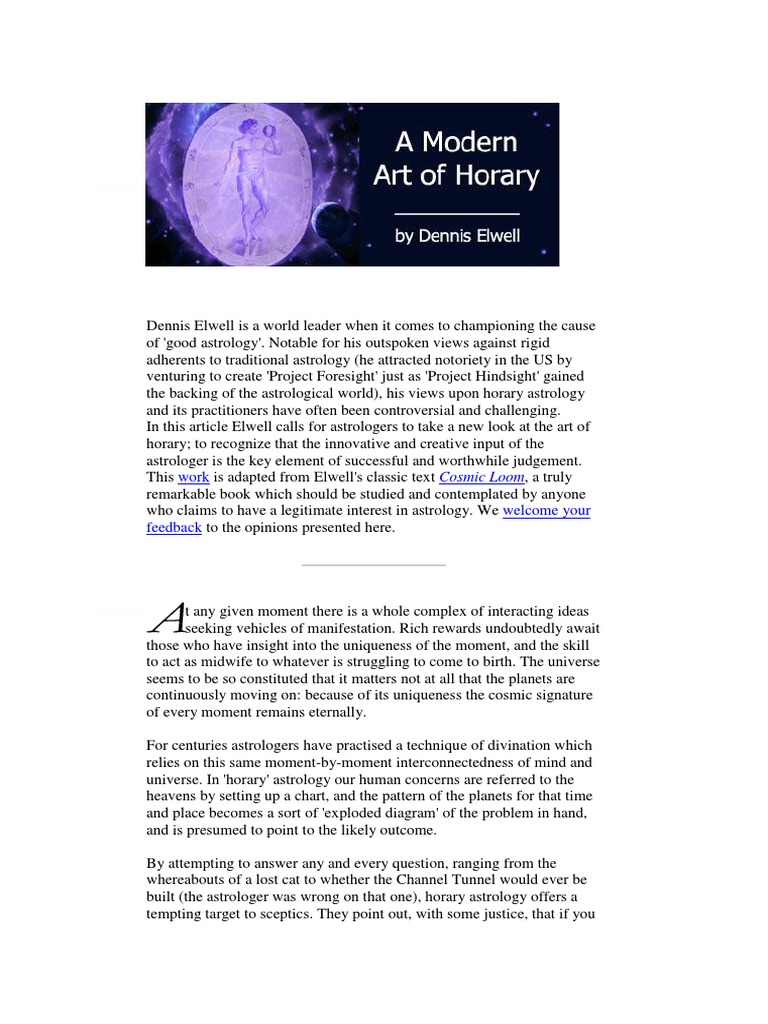 Dennis Elwell | PDF | Astrology | Esoteric Cosmology
