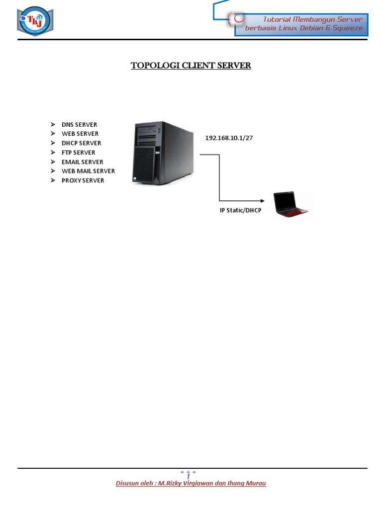 Topologi Client Server | PDF