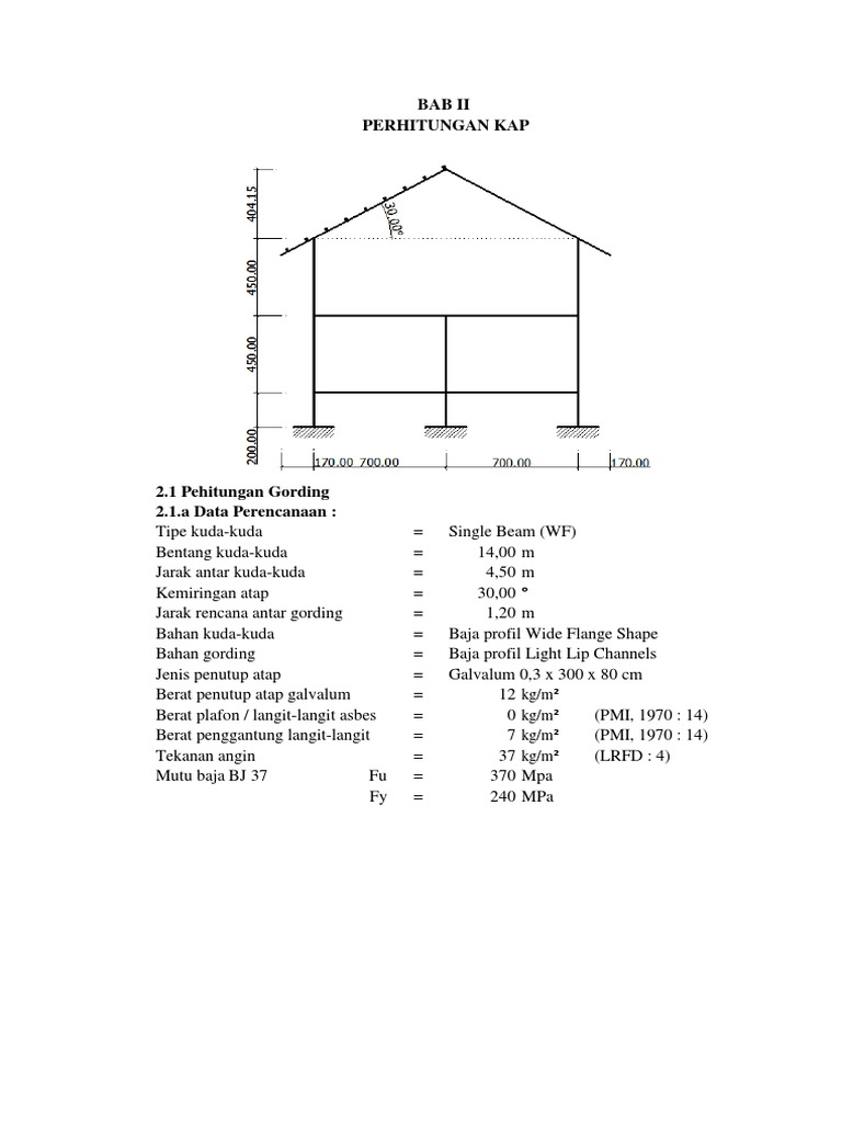 Perhitungan Gording Baja Ringan | PDF | Sains & Matematika