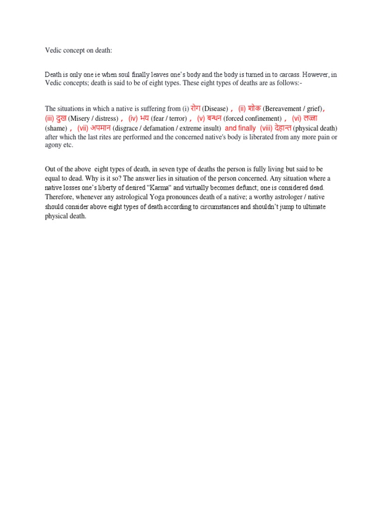 Types of Death | PDF