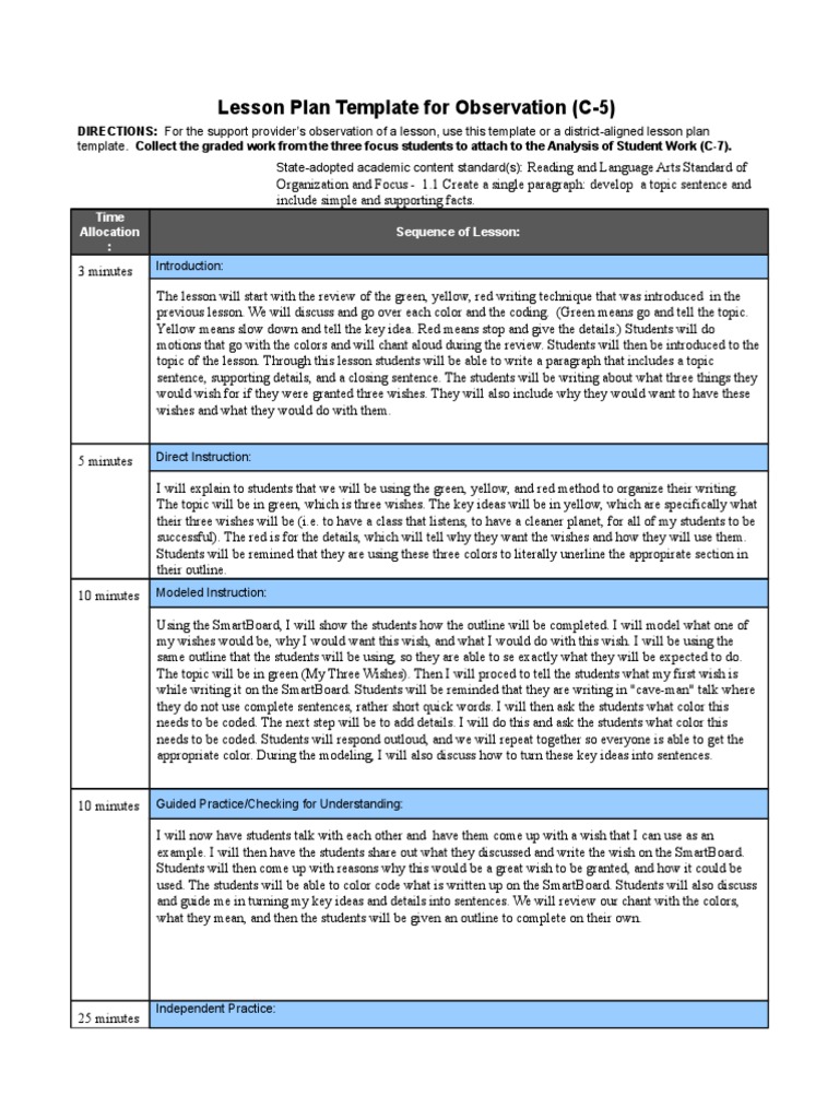 Tech Lesson Plan 2 | PDF | Paragraph | Lesson Plan