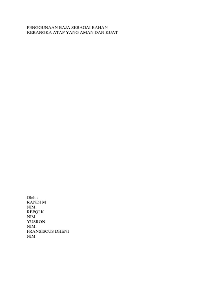 Penggunaan Baja Sebagai Bahan | PDF | Seni