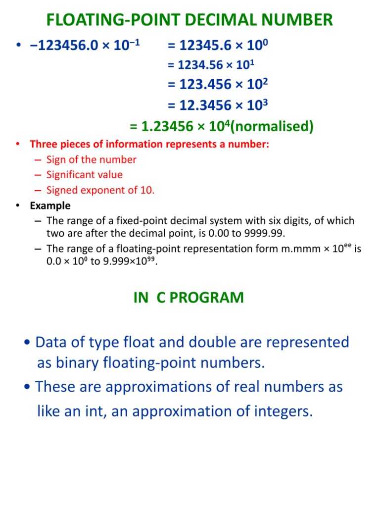Ieee Floating-Point Decimal Number | PDF | Discrete Mathematics | Computing