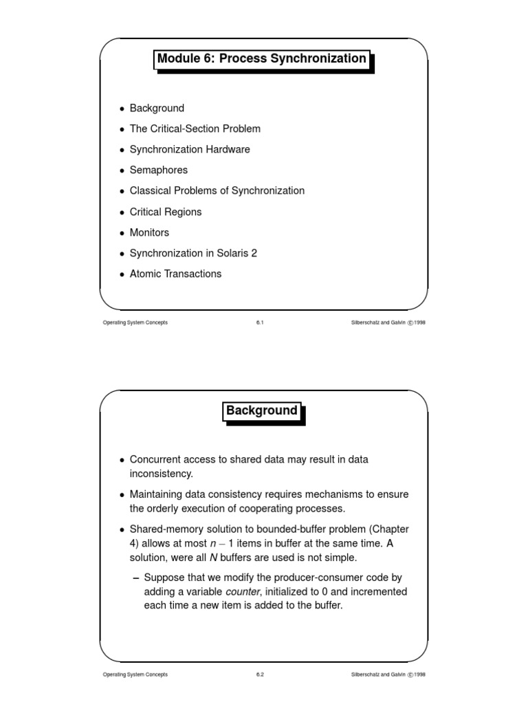 Chapter 6 Pdf Pdf Concurrency Computer Science Areas Of Computer Science