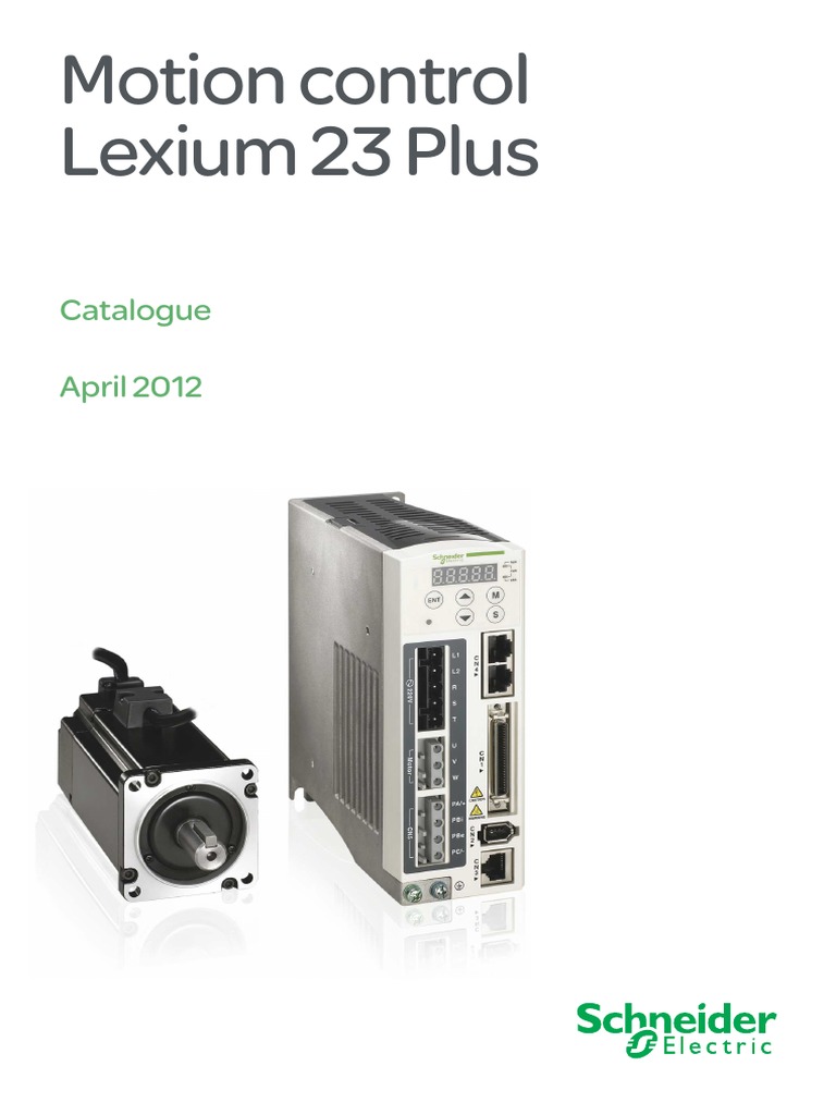 Motion Control Lexium 23 Plus | PDF | Servomechanism | Fast Fourier Transform