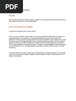 Go Live Template PDF | PDF