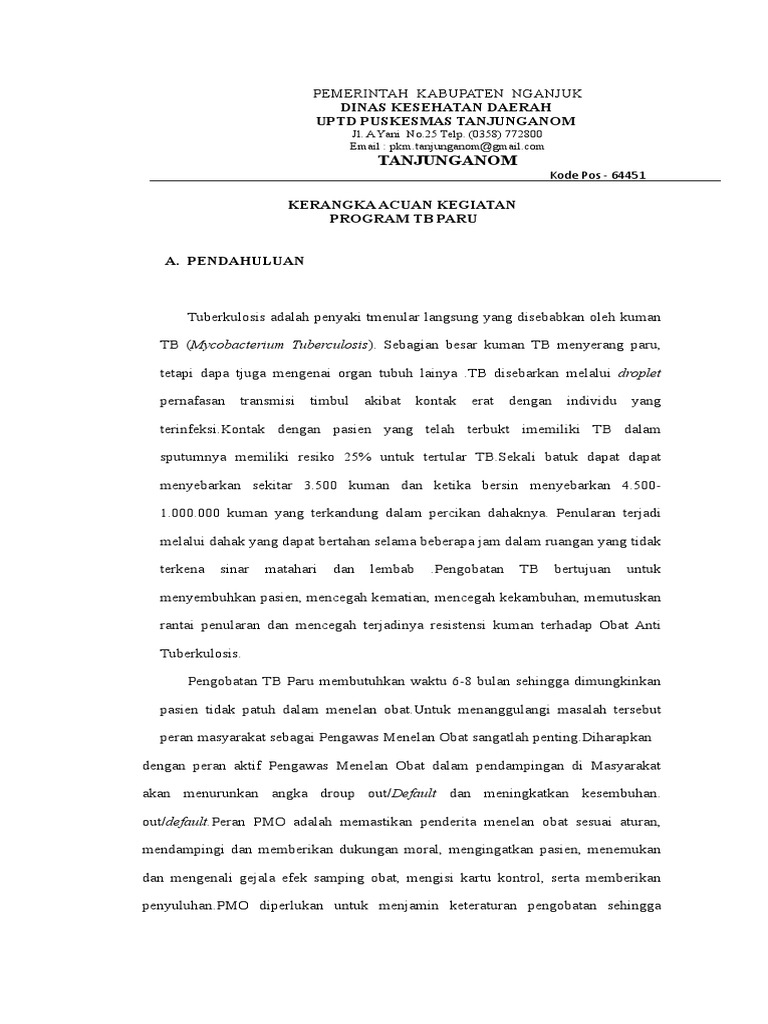 KAK Program TB | PDF