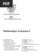 Mathematics Advanced Extension 1 and Extension 2 Reference Sheet PDF ...