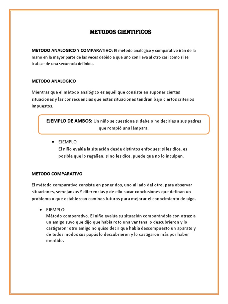 Metodos Cientificos | PDF | Método científico | Teoría