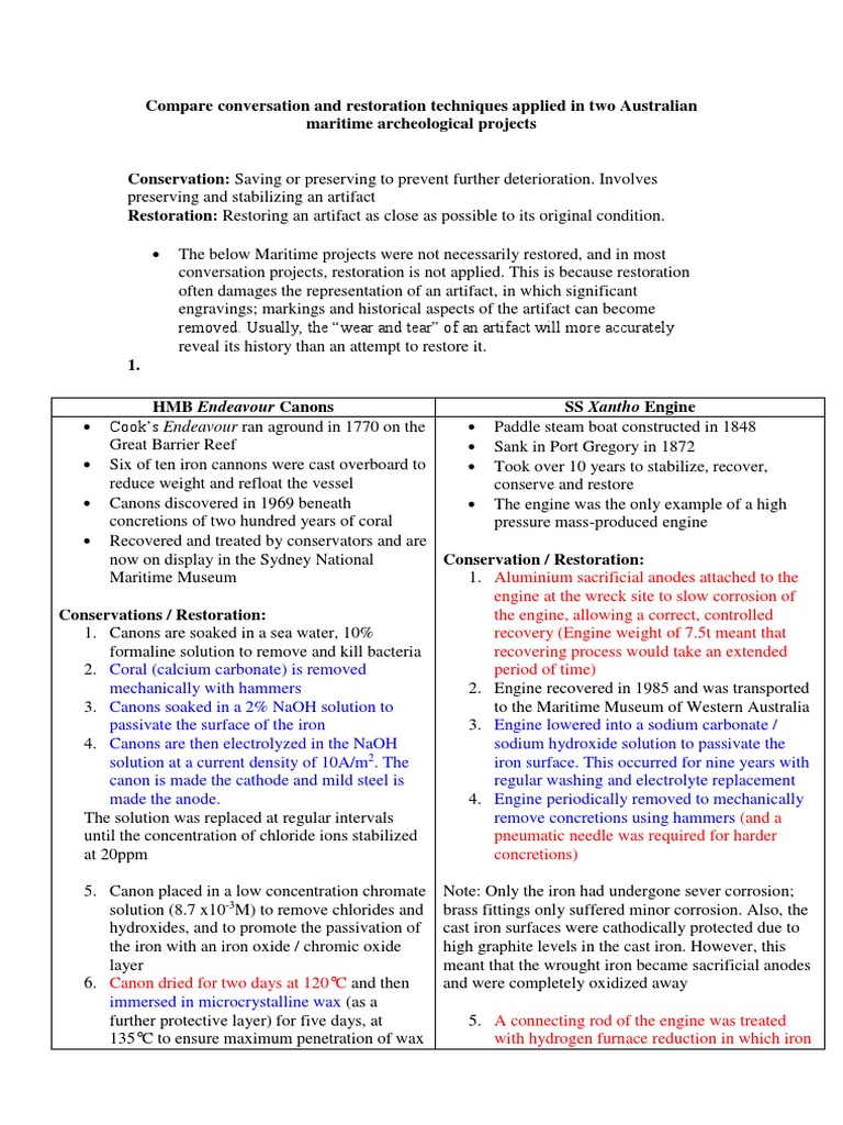 Australian Maritime Study Table | PDF | Corrosion | Iron
