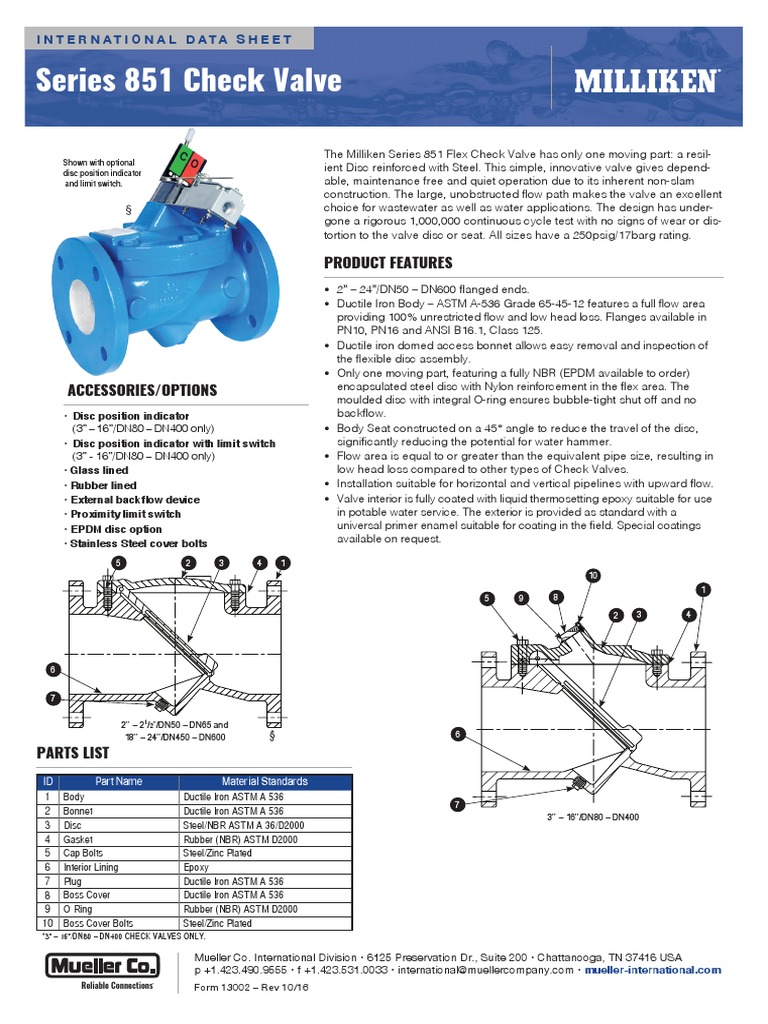 Check Valve - Position Indicator | Download Free PDF | Valve | Pipe (Fluid Conveyance)