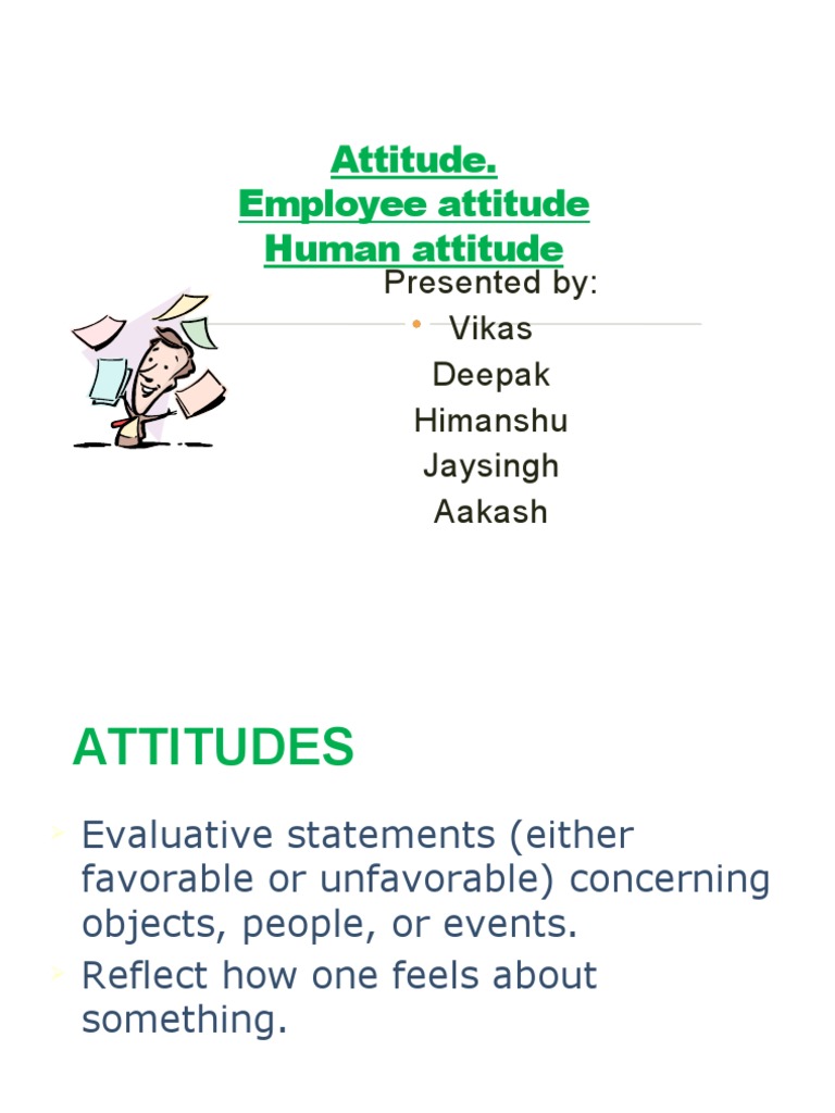 Understanding Employee Attitudes | PDF | Attitude (Psychology) | Affect ...