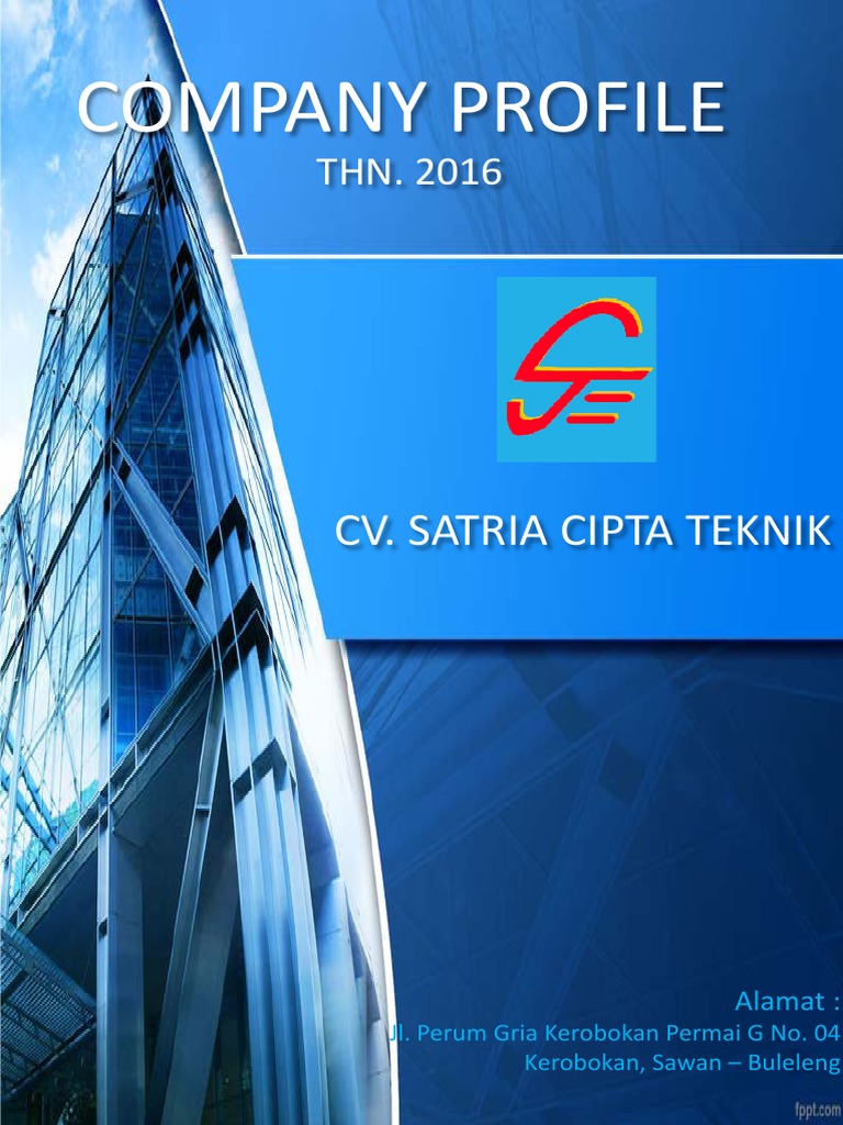 Profil Perusahaan CV. Satria Cipta Teknik | PDF