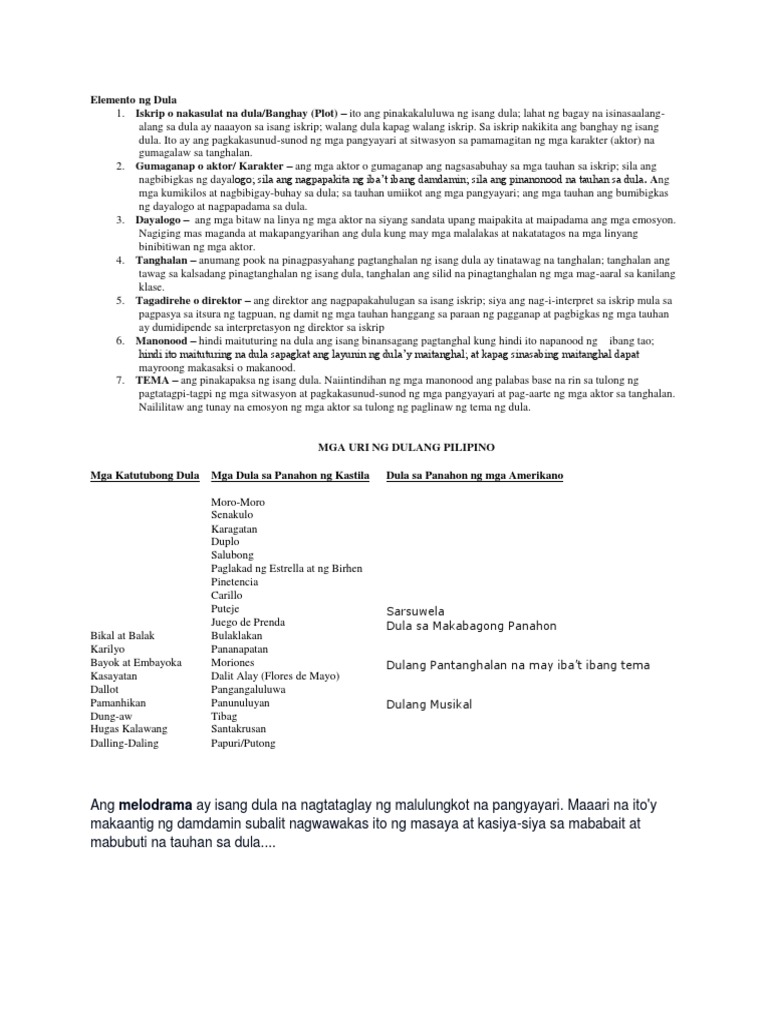 Elemento NG Dula | PDF