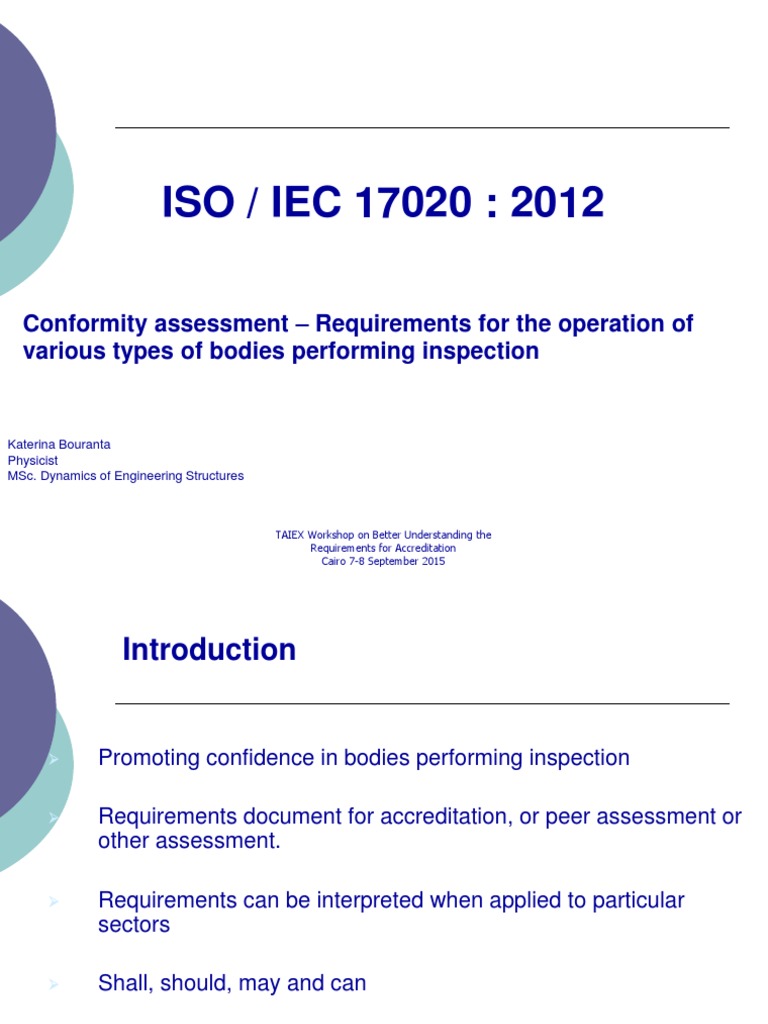ISO 17020 KM 07_08 09 2015rev4 | Audit | Internal Audit