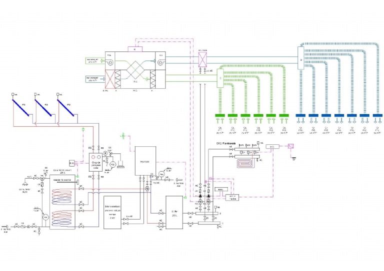 Schema Functionala Instalatie Solara+pompa Caldura | PDF