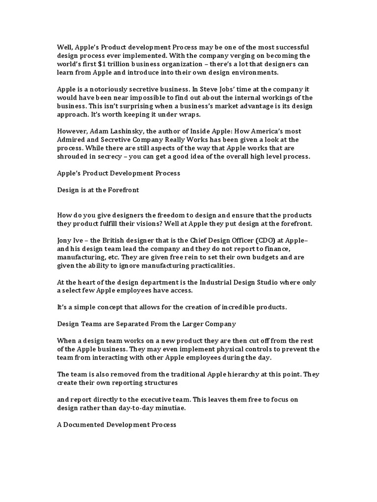 Apple | PDF | User Experience | Apple Inc.