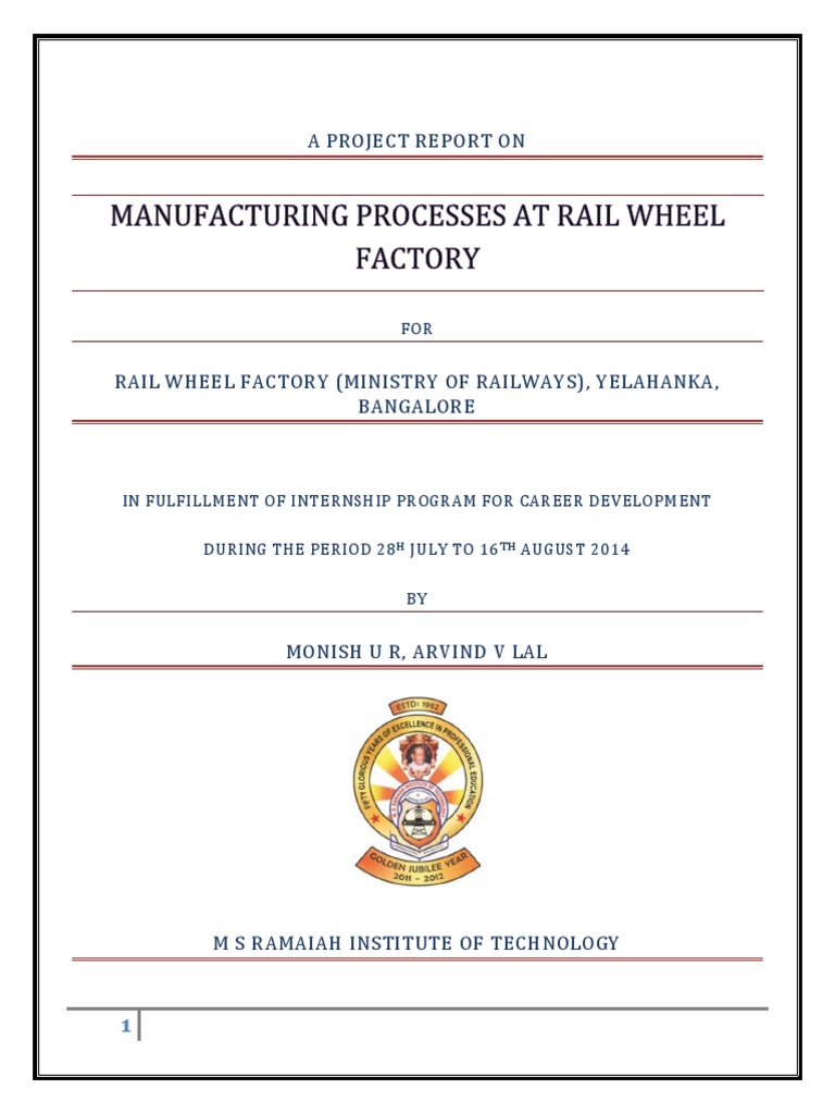 Rail Wheel Factory Manufacturing Overview | PDF | Forging | Machining