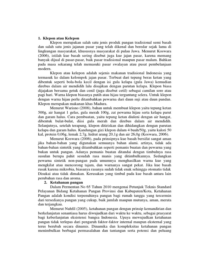 Klepon Atau Kelepon Pdf