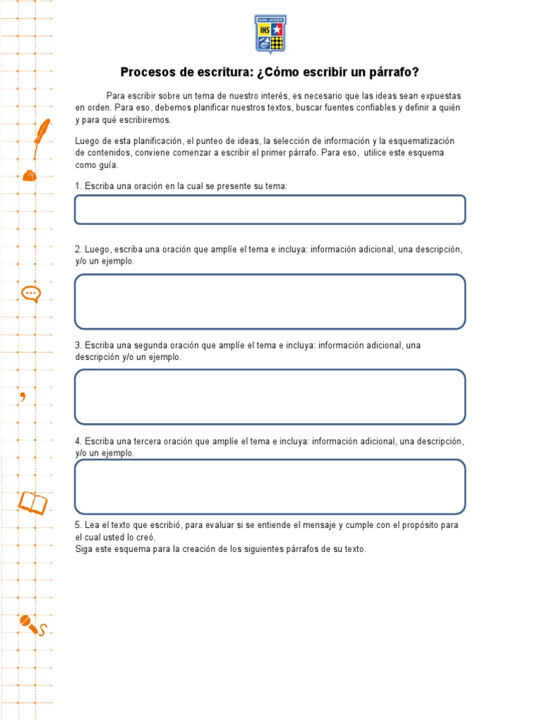 Cómo Escribir Un Párrafo | PDF